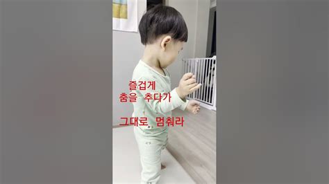 즐겁게 춤을 추다가 그대로 멈춰라 Youtube