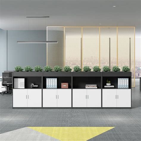 Flower Trough Cabinet Office Partition Cabinet Storage Cabinet Green