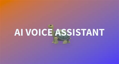 Ai Voice Assistant A Hugging Face Space By Sharmitha