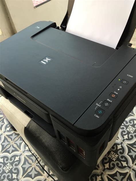 Printer Canon G2000 อาการเสีย สีน้ำเงิน แดงไม่ออก วิธีเเก้ไข ล้างหัวพิมพ์ เติมหมึก ไล่อากาศใหม่