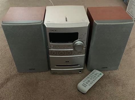 Sony Mini Bookshelf Hi Fi System Cd Tape Dab Radio Mp3 In Capel St