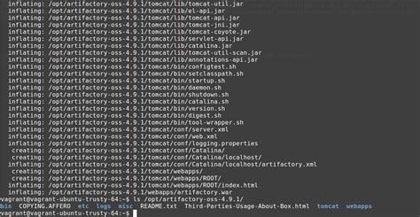 how to configure artifactory jfrog with postgres in the vagrant vm by