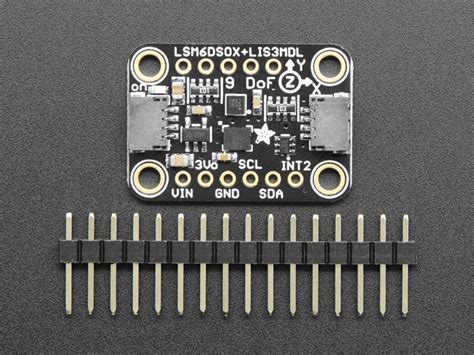 Adafruit Lsm6dsox Lis3mdl Precision 9 Dof Imu Stemma Qt Qwiic