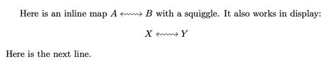 Squiggly Arrows With Tail Or Two Heads With Without Tikz Tex Latex