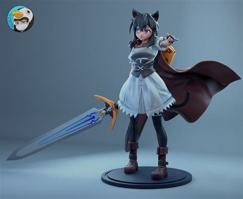 Fran Reincarnated As A Sword 3d Model 3d Printable Cgtrader