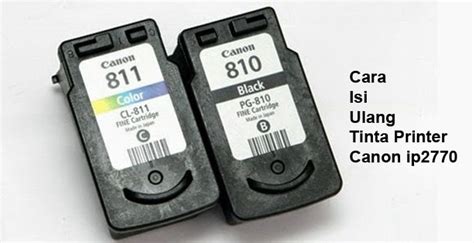 Cara Mengisi Tinta Warna Printer Canon Mp287 Homecare24