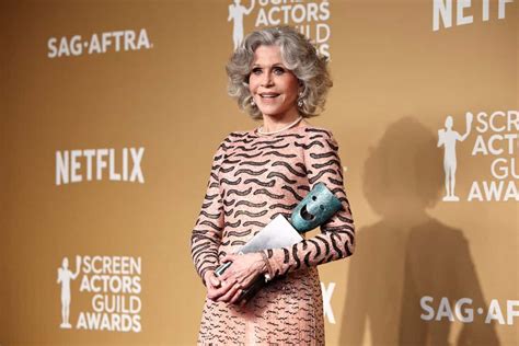 Jane Fonda Honoured With 2025 Sag Life Achievement Award