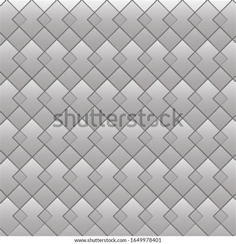 Grey Color Modern Mosaic Pattern Wallpaper Stock Illustration