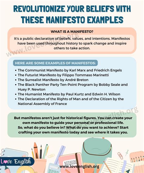 Manifesto Examples