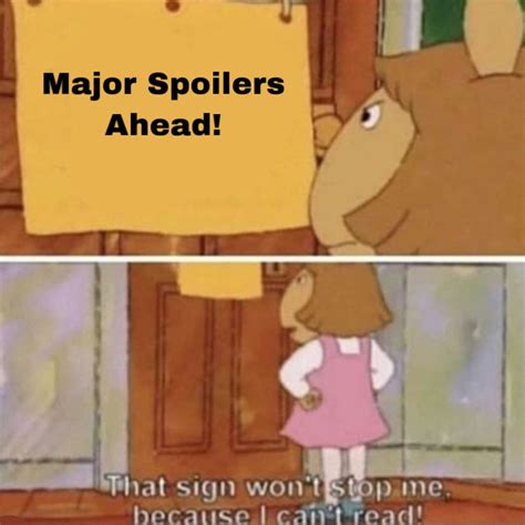Ive Decided I Dont Wanna Read The Script Spoilers But I Keep Clicking