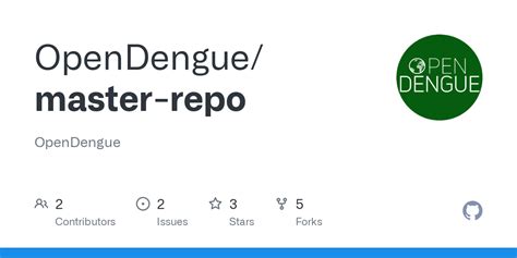 Github Opendenguemaster Repo Opendengue