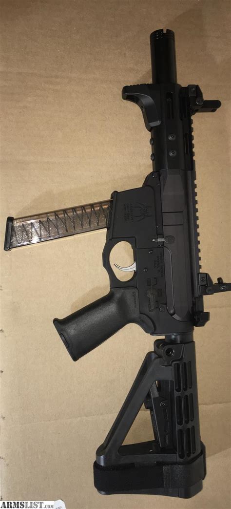 ARMSLIST For Sale Spikes Tactical AR 9mm Pistol Takes Glock Mags NEW