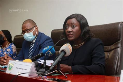 Éducation Nationale La Ministre Mariatou Koné Annonce Les états