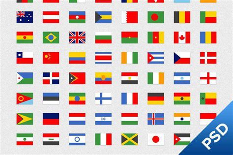 Top Free Country Flag Icon Sets For Web Design Speckyboy