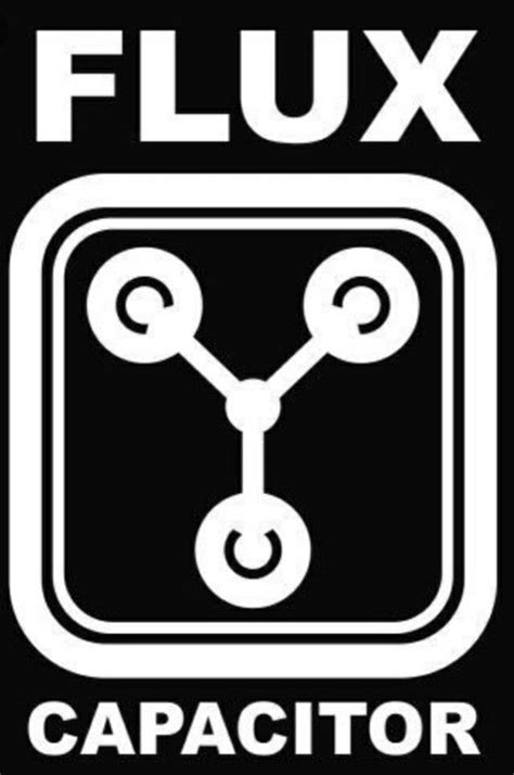 Flux Capacitor Logo Poster