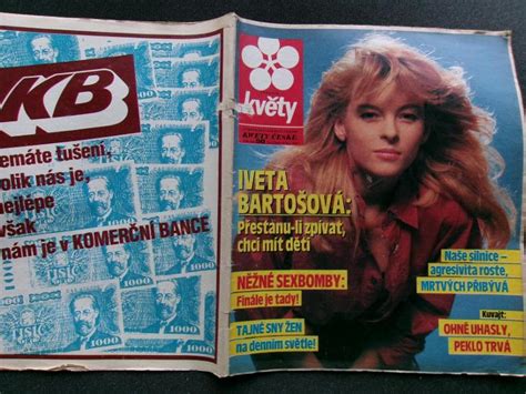 Časopis Květy Komiks Rychlé Šípy Iveta Bartošová Vzpoura Leopoldov Sex
