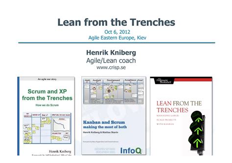 Henrik Kniberg Lean From The Trenches Keynote Agileee Pdf
