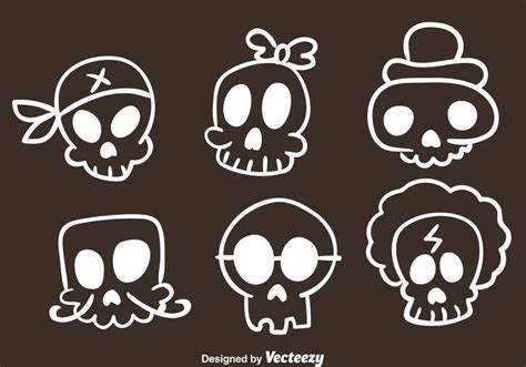 Cute Skull Vector Art Icons And Graphics For Free Download