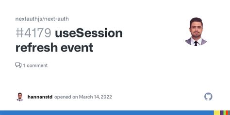 Usesession Refresh Event · Issue 4179 · Nextauthjsnext Auth · Github