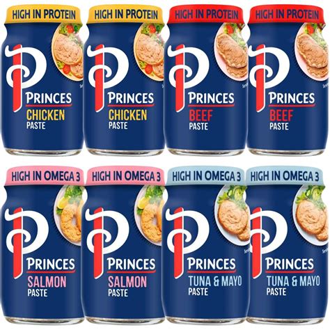 Sandwich Spread Bundle With Princes Chicken Paste 75g X2 Beef Paste 75g