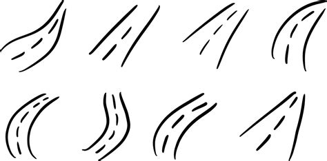 Set Of Roads 60996081 Vector Art At Vecteezy