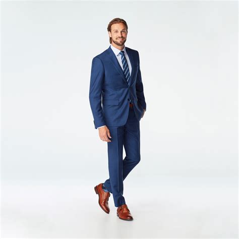 Custom Suits Made For You Harrogate Glen Check Navy Suit Indochino