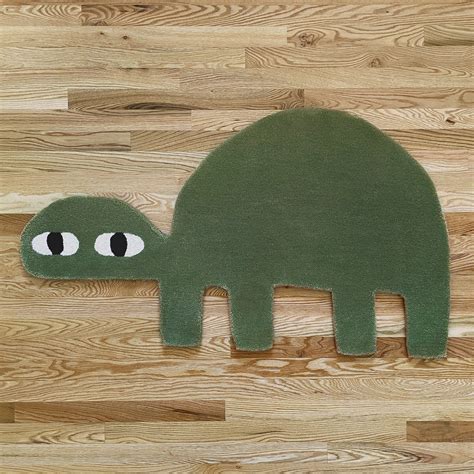 Jon Klassen Turtle Handmade Tuft Rug Nucleus Portland