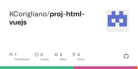 GitHub KCorigliano Proj Html Vuejs