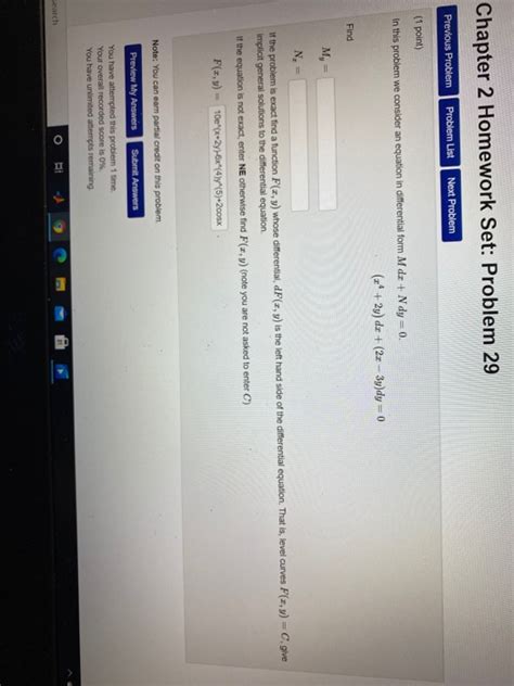 solved chapter 2 homework set problem 29 previous problem