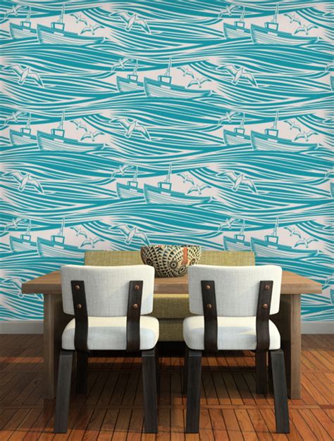 Whitby Lido Wallpaper Lido By Mini Moderns AZDPT Lido Mini Moderns Whitby Mini
