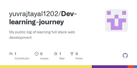 Dev Learning Journeyroadmapmd At Main · Yuvrajtayal1202dev Learning Journey · Github