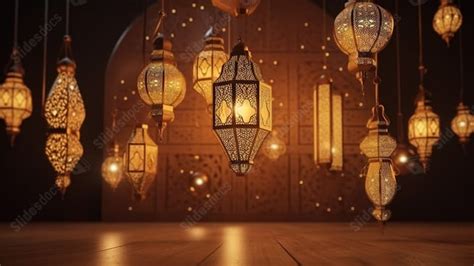 Best Hanging Lights Powerpoint Background For Presentation