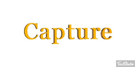 Capture Word Animated  Logo Designs