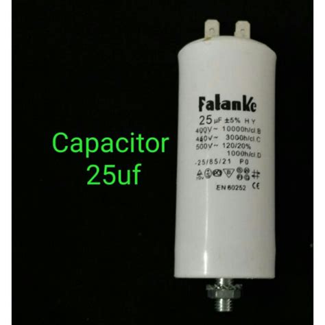 1 Biji 25uf Capacitor Capasitor Kapasitor Shopee Malaysia