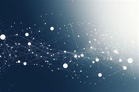 Premium Ai Image A Minimalist Composition Of Interconnected Dots Forming A Streamlined Network