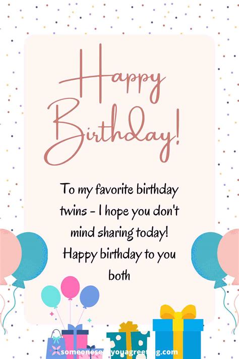 35 Birthday Wishes For Two People On The Same Day Someone Sent You A