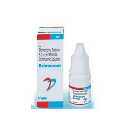 Timolol Brimonidine Eye Drops Packaging Size 5 Ml At ₹ 370piece In Nagpur