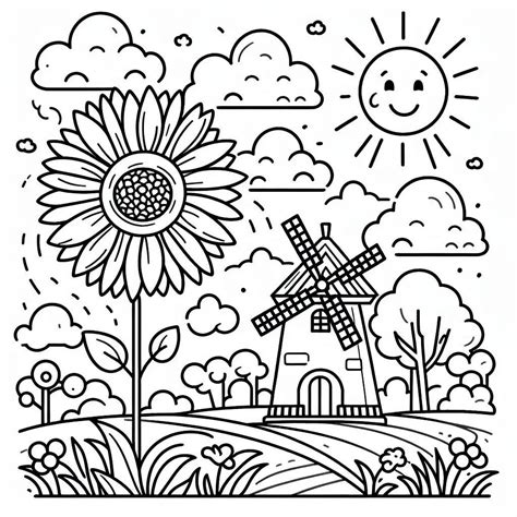 36 Kolorowanki Słonecznik Do Druku Darmowe Pdf