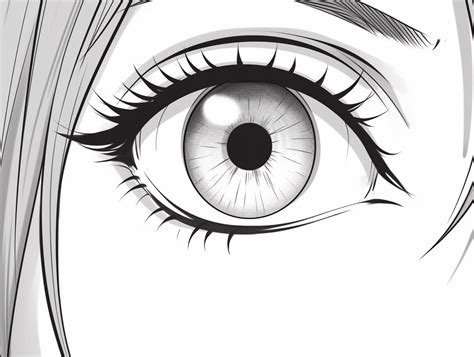 Mesmerizing Anime Eyes To Color Coloring Page