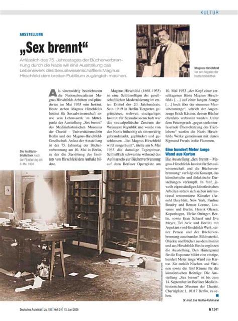 Ausstellung „sex Brennt“