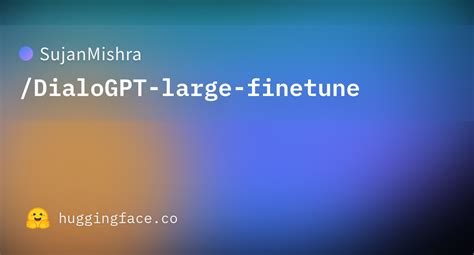 Sujanmishra Dialogpt Large Finetune At Main