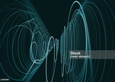 사이버 나선형 공간 기술입니다 미래 기술 디지털 이미지 3 차원 렌더링 생성 0명에 대한 스톡 사진 및 기타 이미지 0명 과학 기하 Istock