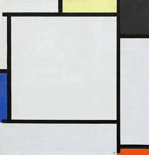 Piet Mondrian Tableau 2 Abstraktní Kubismus Obrazy Reprodukce