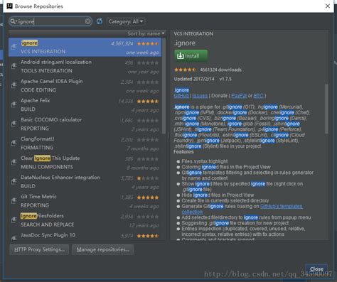 如何在intellij Idea中使用git Ignore插件忽略不必要提交的文件 万事俱备就差个程序员 博客园