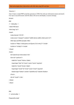 CS Quiz CS WEB DESIGN AND DEVELOPMENT QUIZ NO In The Context Of Response Code