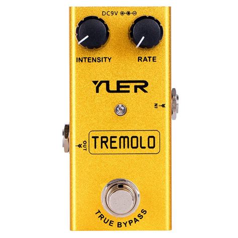 Педаль эффектов для электрогитары Yuer Rf 09 Tremolo Pedal купить с