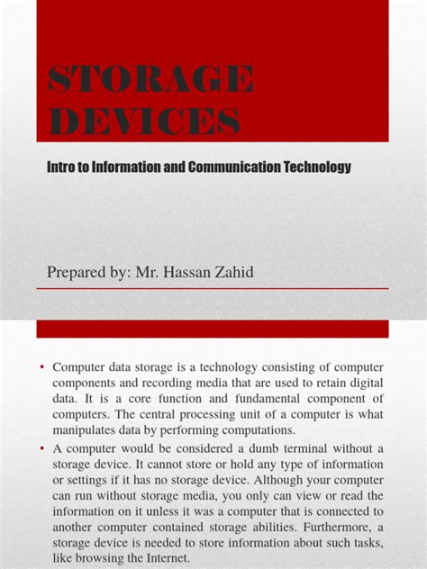 Ict Lc 6 Pdf Computer Data Storage Hard Disk Drive