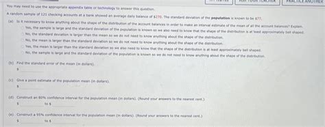 Solved A Randem Sample Of Checking Accounts At A Bank Chegg