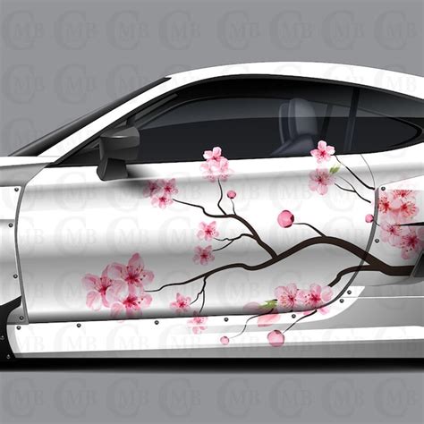 Japanese Sakura Car Wrap Etsy