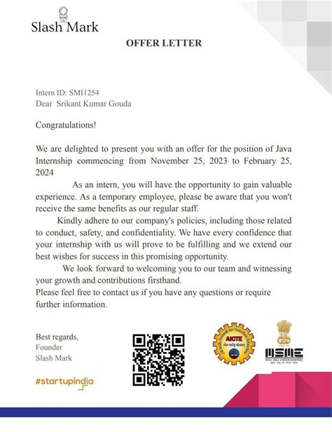 internship javadeveloper newbeginnings srikant kumar gouda